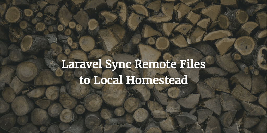Laravel Sync Remote Files to Local Homestead | Imagewize